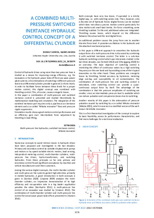 A COMBINED MULTI-PRESSURE SWITCHED INERTANCE HYDRAULIC CONTROL CONCEPT ...