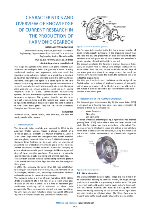CHARACTERISTICS AND OVERVIEW OF KNOWLEDGE OF CURRENT RESEARCH IN THE ...